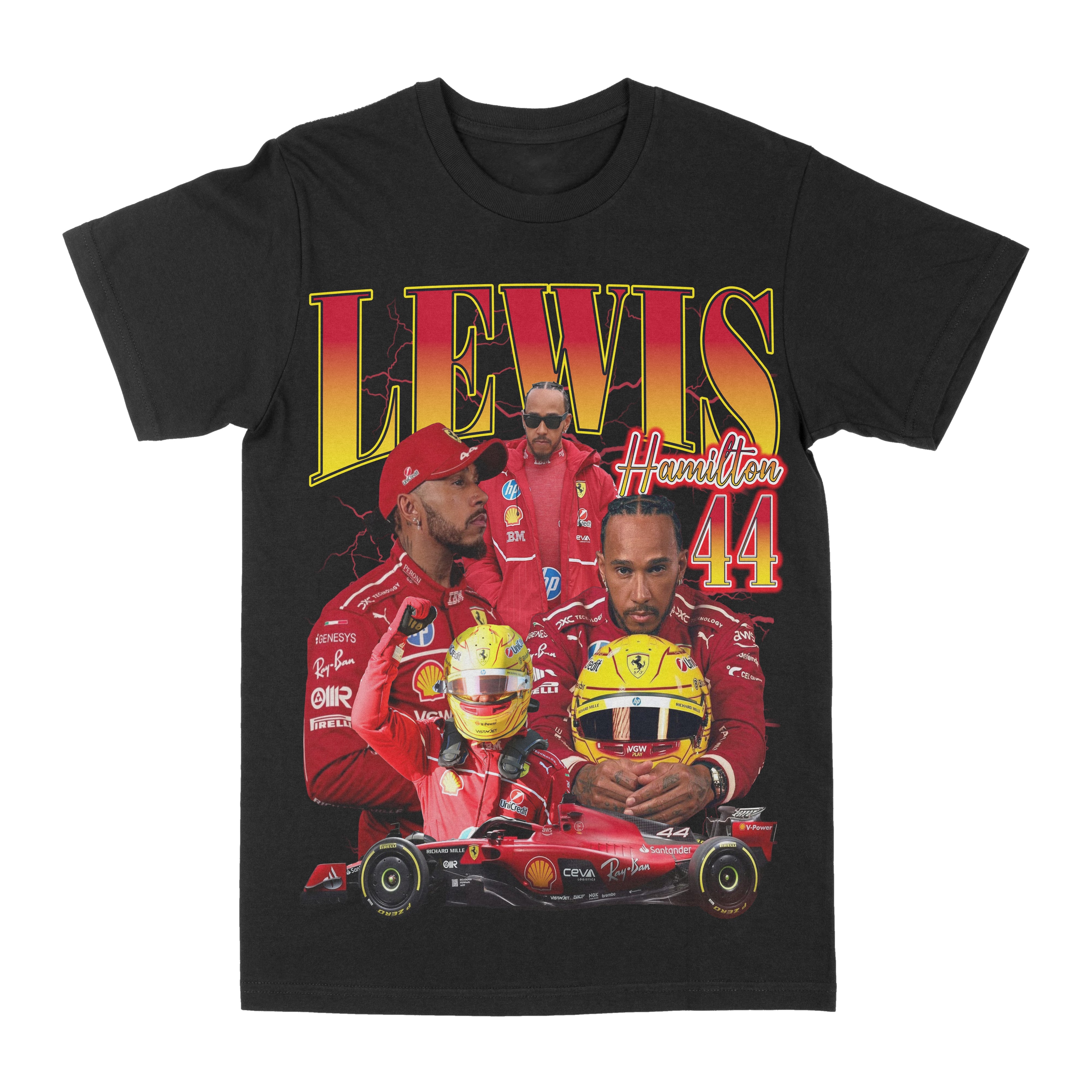 Lewis Hamilton 44 Graphic Tee